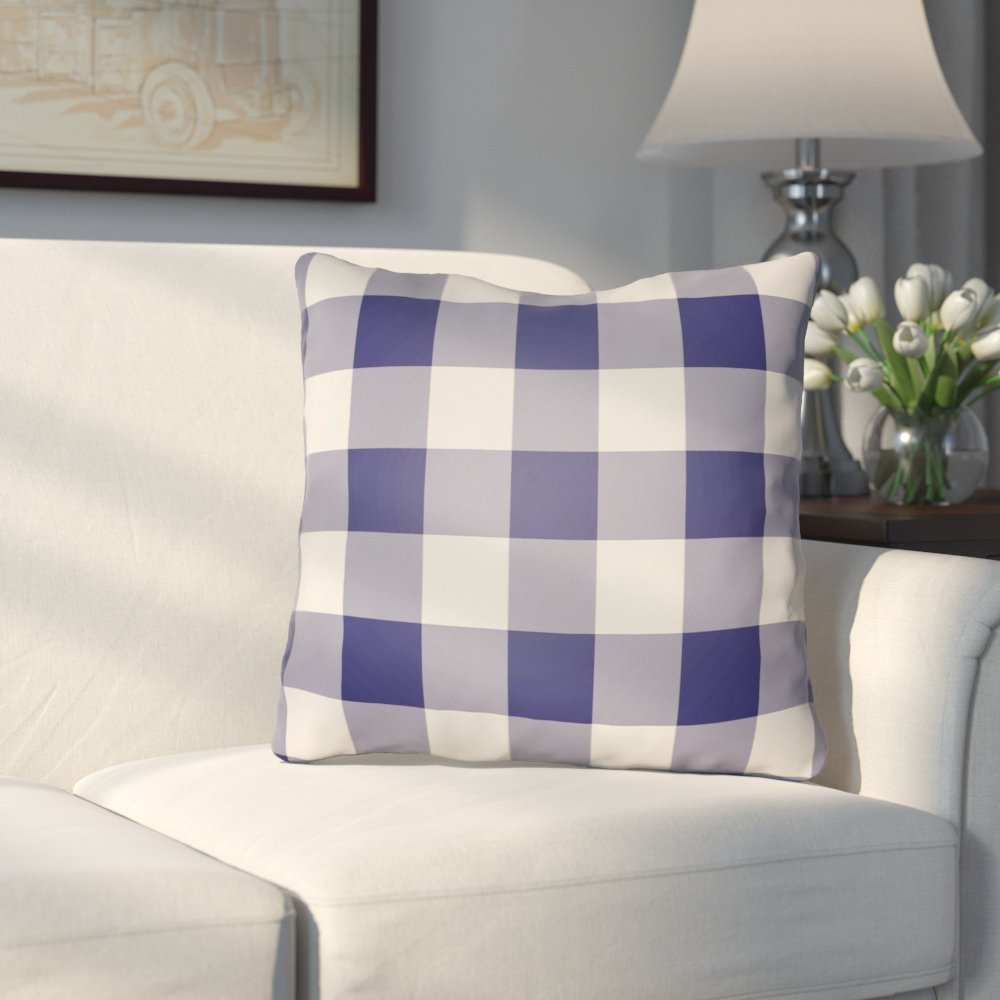 Alcott Hill® Ellayah Indoor / Outdoor Plaid Throw Pillow & Reviews ...