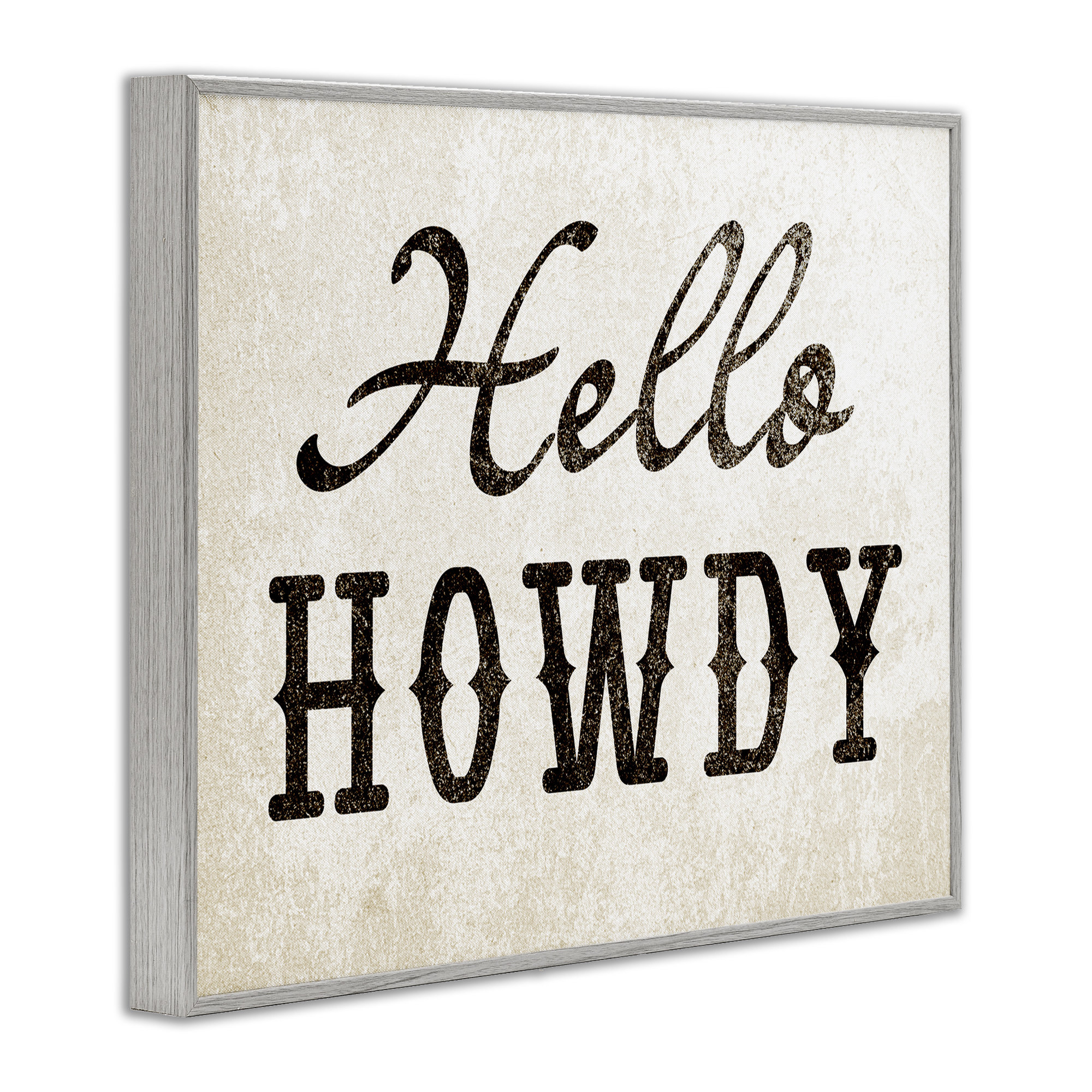 Highland Dunes Western Hellow Howdy Giclee Art by Daphne Polselli | Wayfair