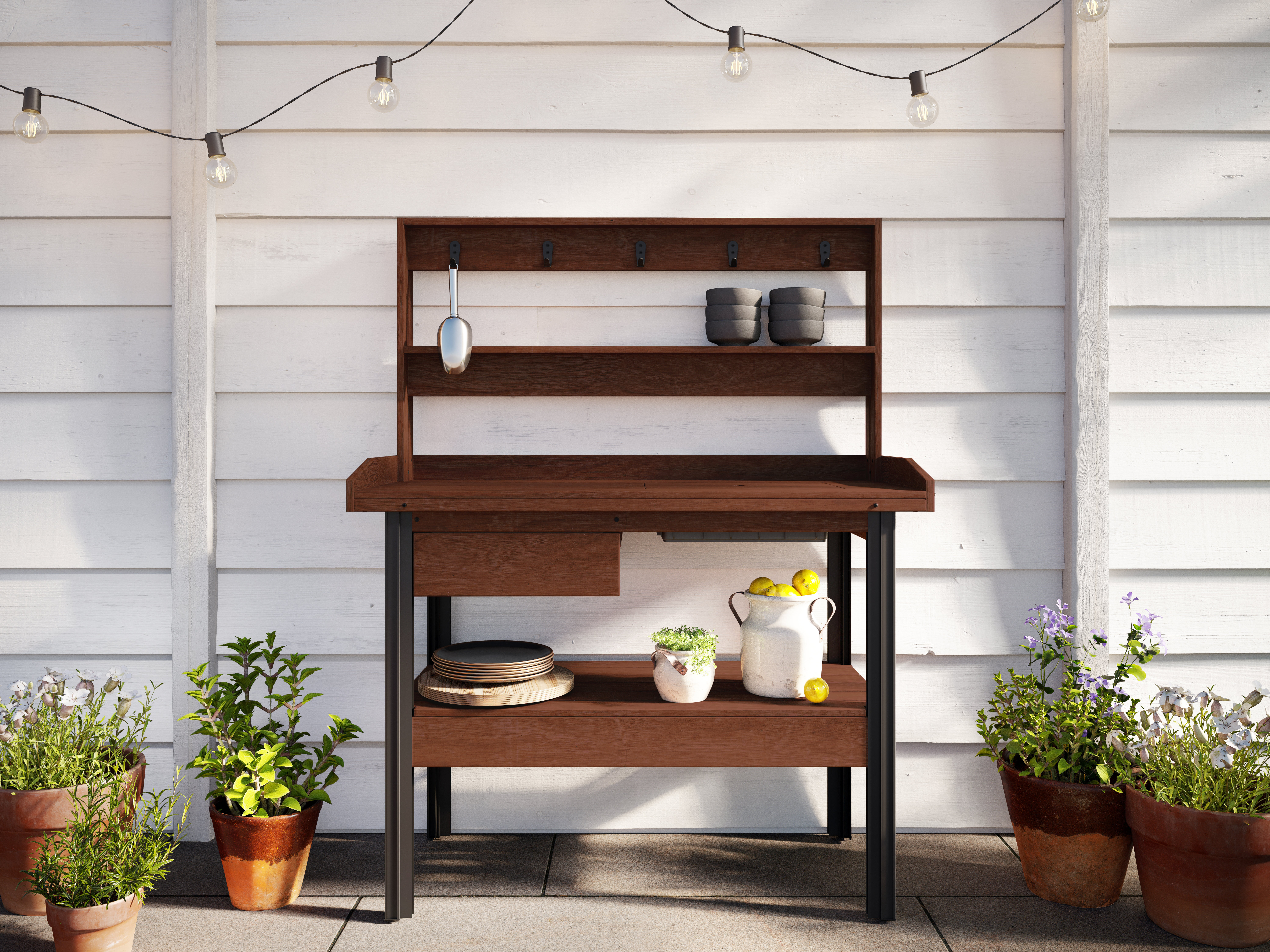 Vita Cedar Potting Bench & Reviews | Wayfair
