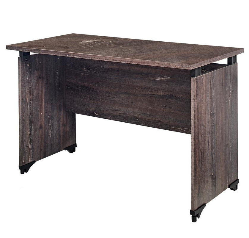 One Allium Way® Rustic Gray Writing Desk - Urban Farmhouse Style ...