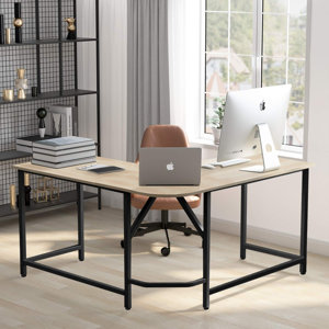 Inbox Zero Eniana L-Shaped Computer Desk Office Set & Reviews | Wayfair