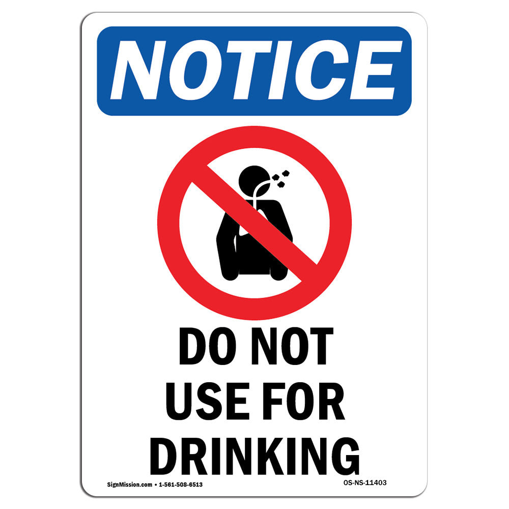 SignMission Do Not Use for Drinking Sign with Symbol | Wayfair SignMission Do Not Use for Drinking Sign with Symbol | Wayfair