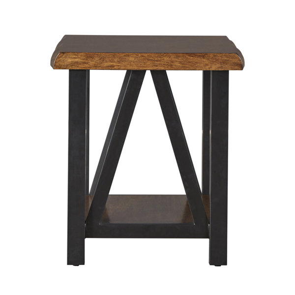 Three Posts™ Northam Trestle End Table with Storage & Reviews | Wayfair