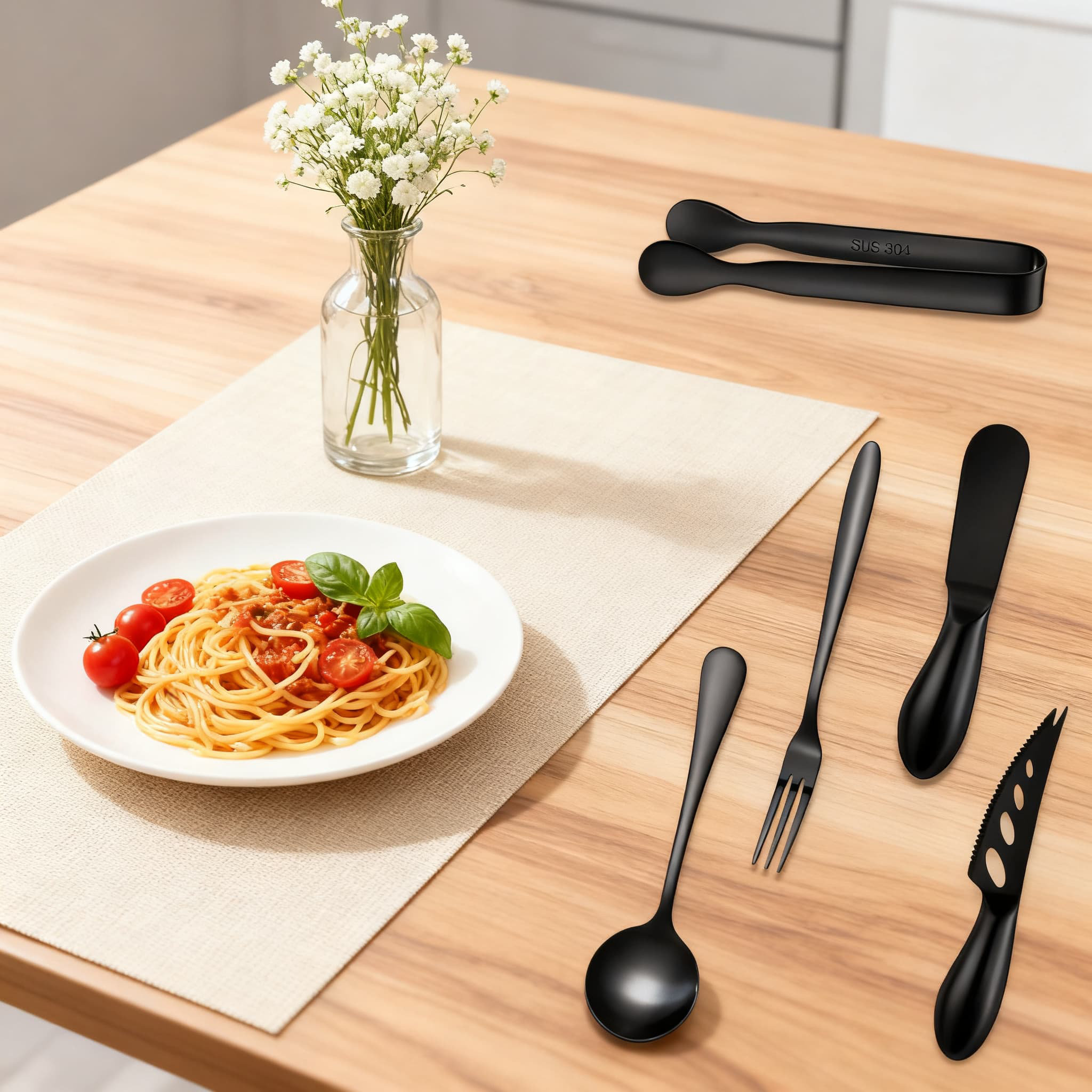 Prep & Savour 18-Piece Stainless Steel Charcuterie Board Utensil Set ...