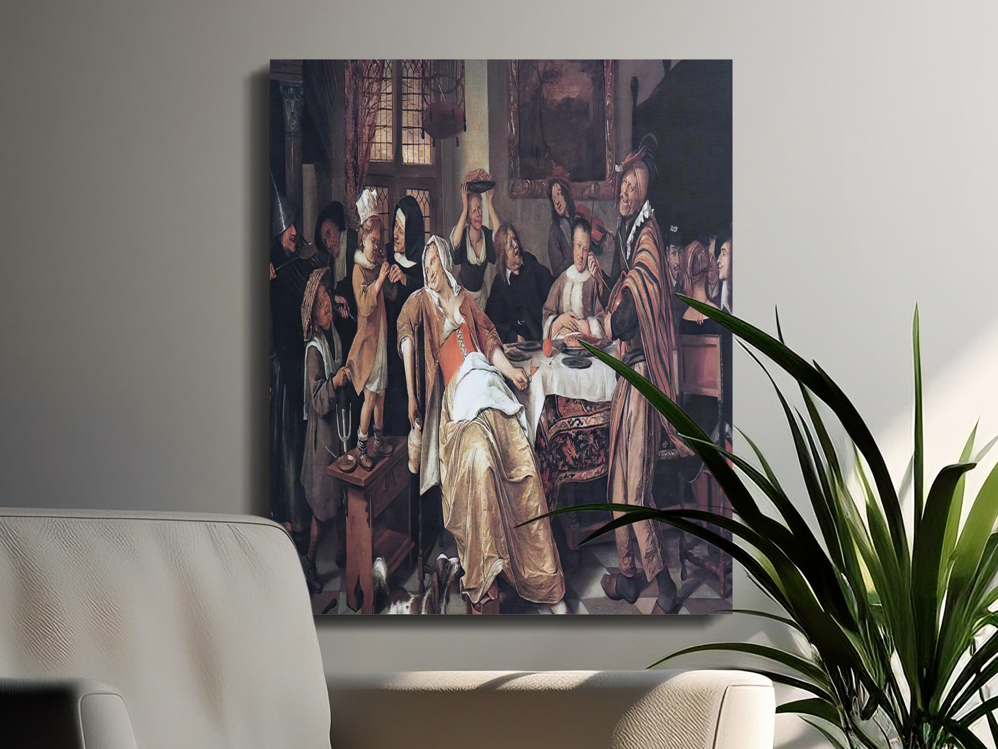 Astoria Grand The Doctor's Visit Canvas Wall Art, Jan Steen Inspired ...