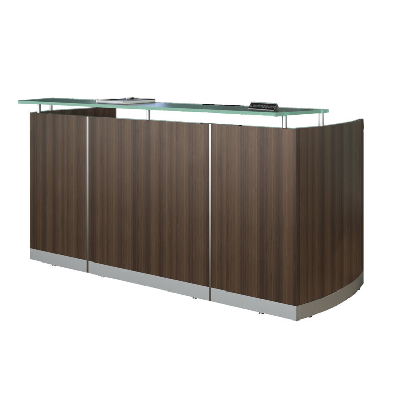 Safco Products Medina Rectangular Wood Reception Desk & Reviews | Wayfair
