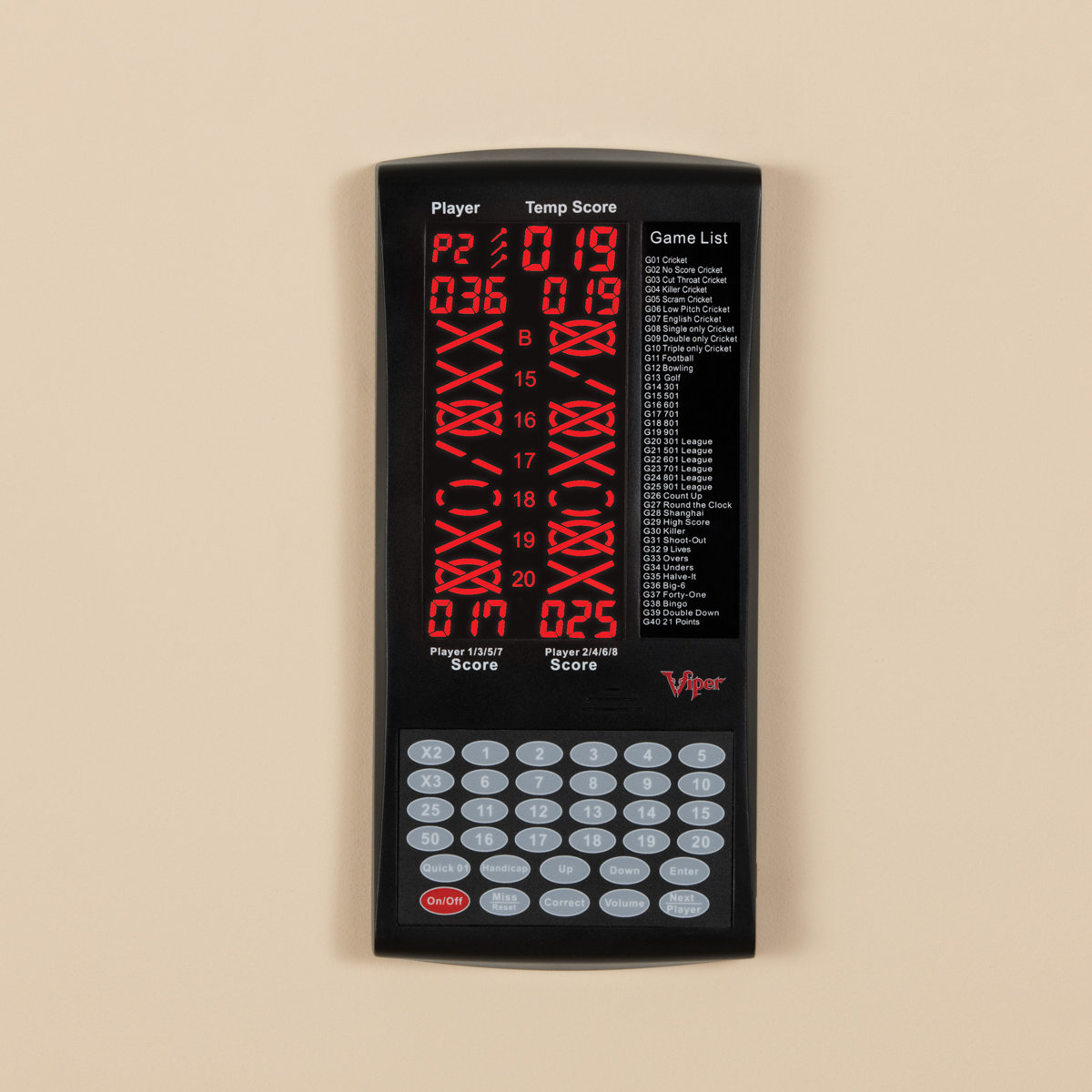 Viper ProScore Dart Electronic Dart Scoreboard & Reviews | Wayfair