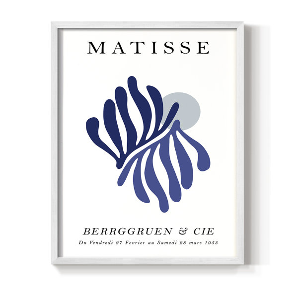 Winston Porter Matisse CCXCVI Framed Print - Solid Wood | Wayfair