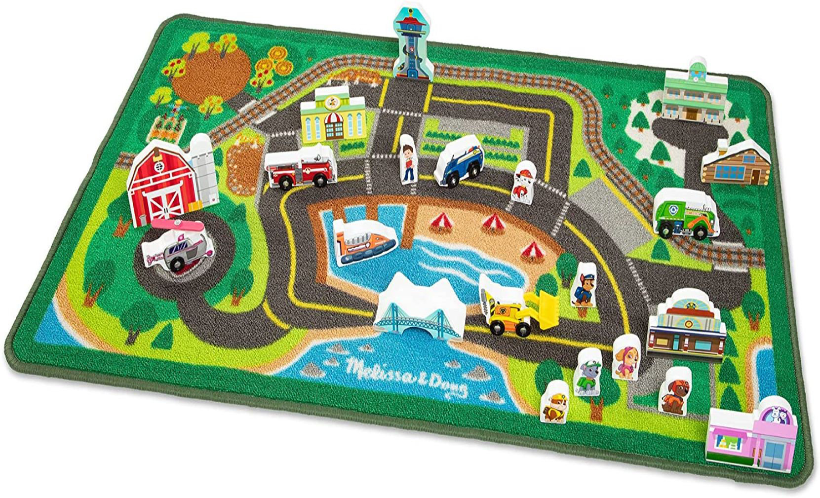 Melissa & Doug Green/Brown/Blue Playmat & Reviews | Wayfair