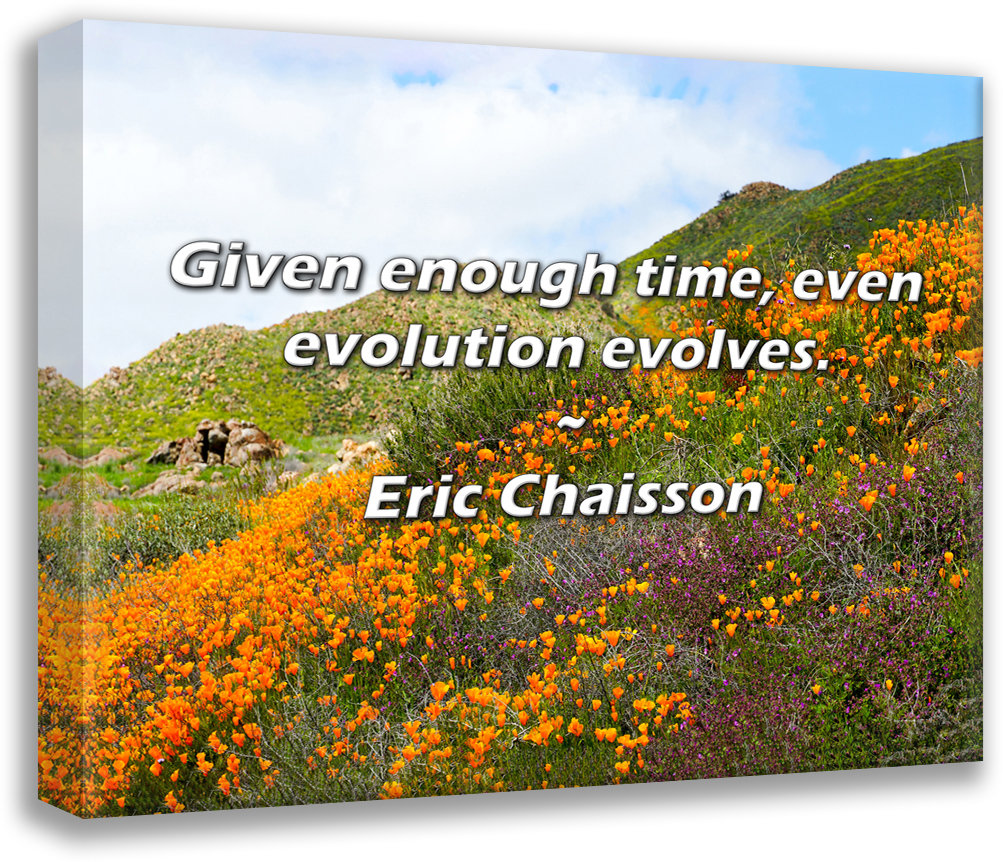 Astoria Grand Artsy Quote "Given enough time, even evolution evolves ...
