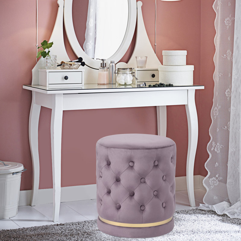 House of Hampton® 18.3" Tall Vanity Stool & Reviews | Wayfair
