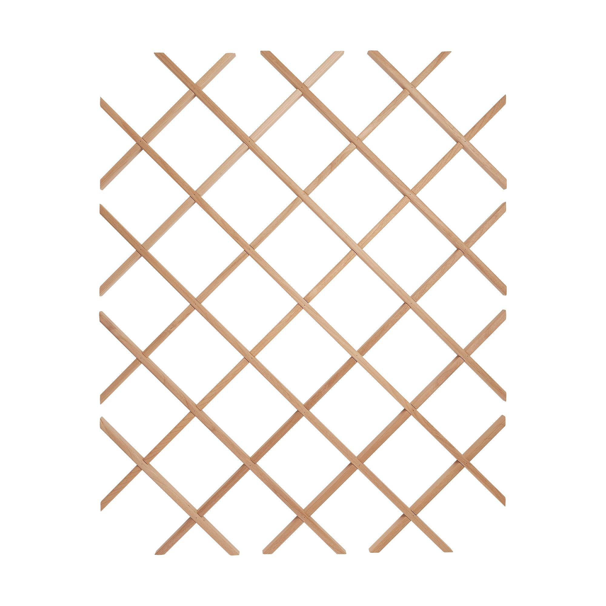 Latitude Run® 18-Bottle Trimmable Wine Rack Lattice Panel Inserts in ...