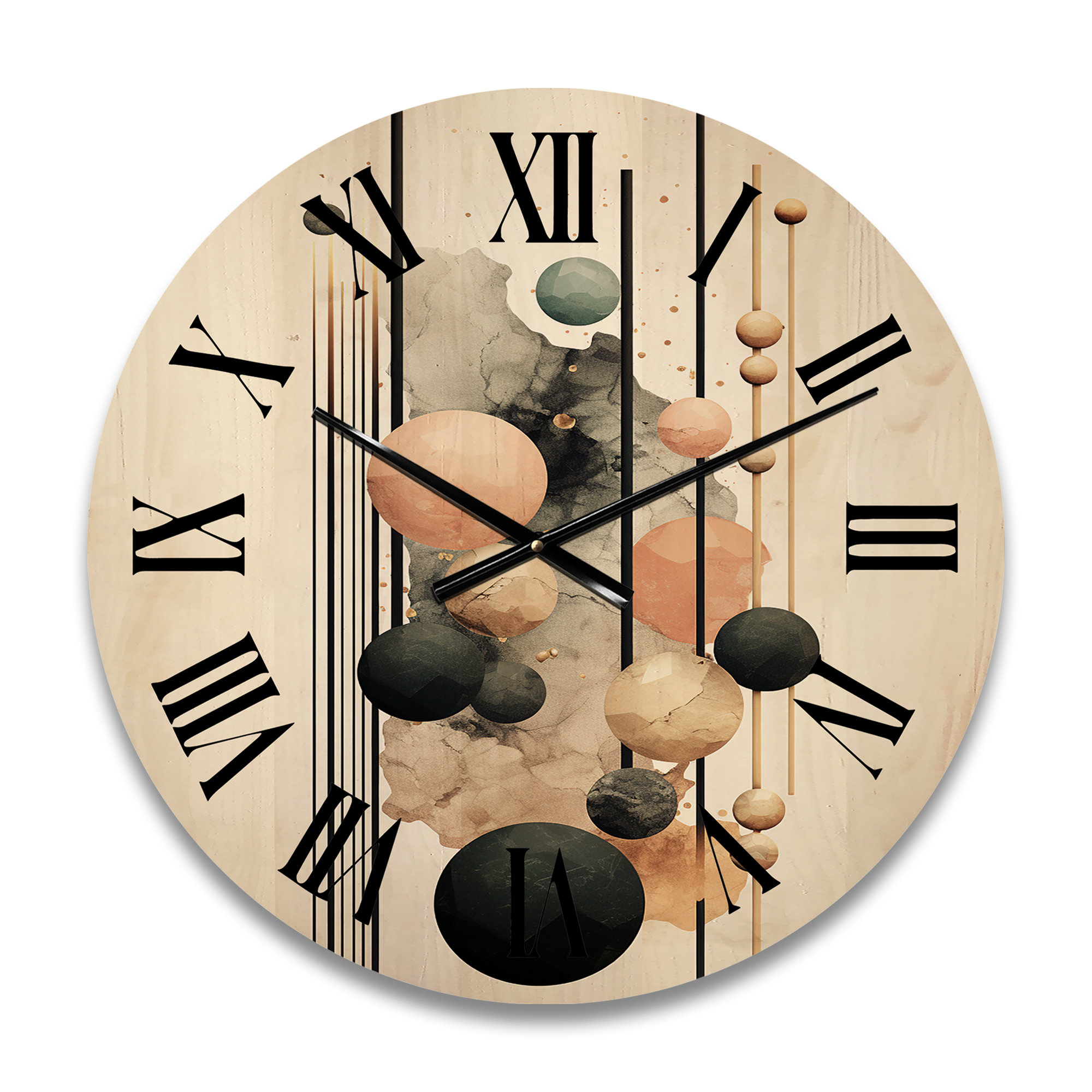 East Urban Home Opulence Circular Geometricin Retro Pastel II - Modern ...