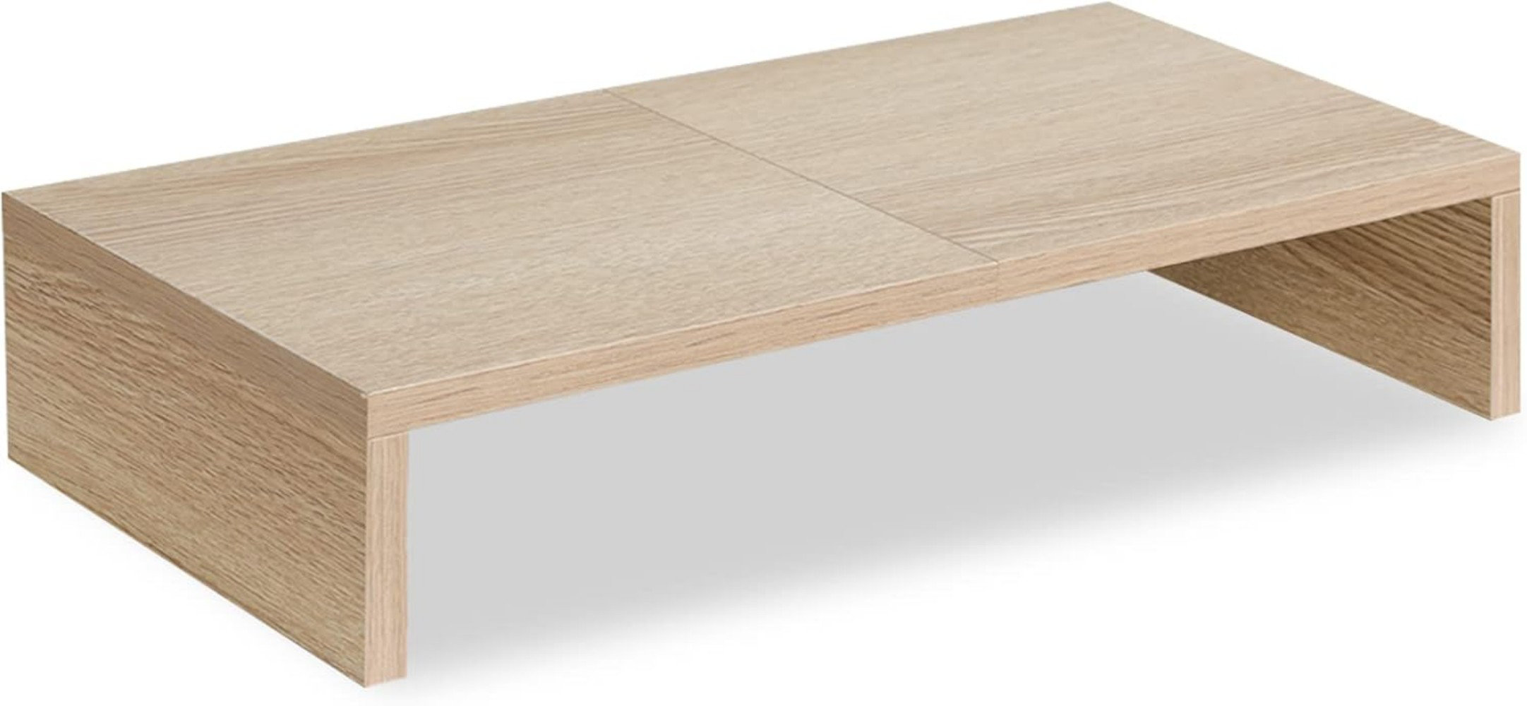 Latitude Run® 20 Inch Monitor Stand Riser, Wood Monitor Stand For Desk ...