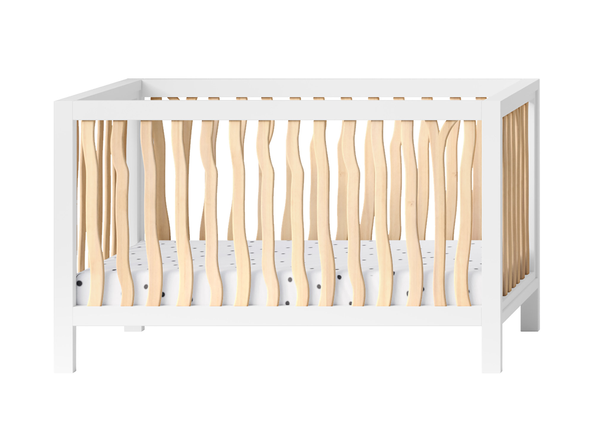 Harriet Bee Milk Street Baby Branch Convertible Crib (Stone Grey ...