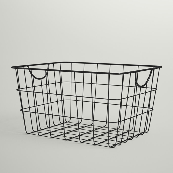 Dotted Line™ Albie Utility Metal/Wire Basket & Reviews | Wayfair