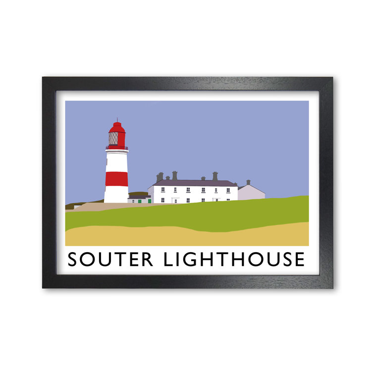 17 Stories Souter Lighthouse by Richard O'Neill - Graphic Art | Wayfair ...