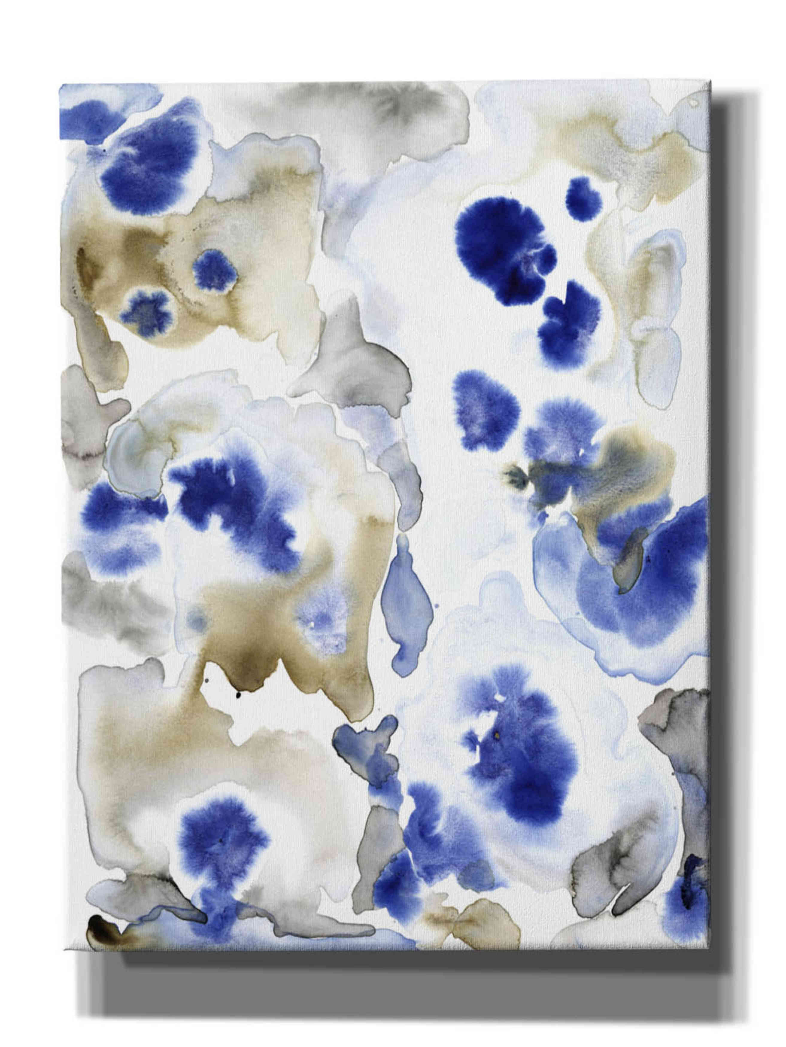 Orren Ellis Blue Pansies II' By Tim O'toole, Canvas Wall Art | Wayfair