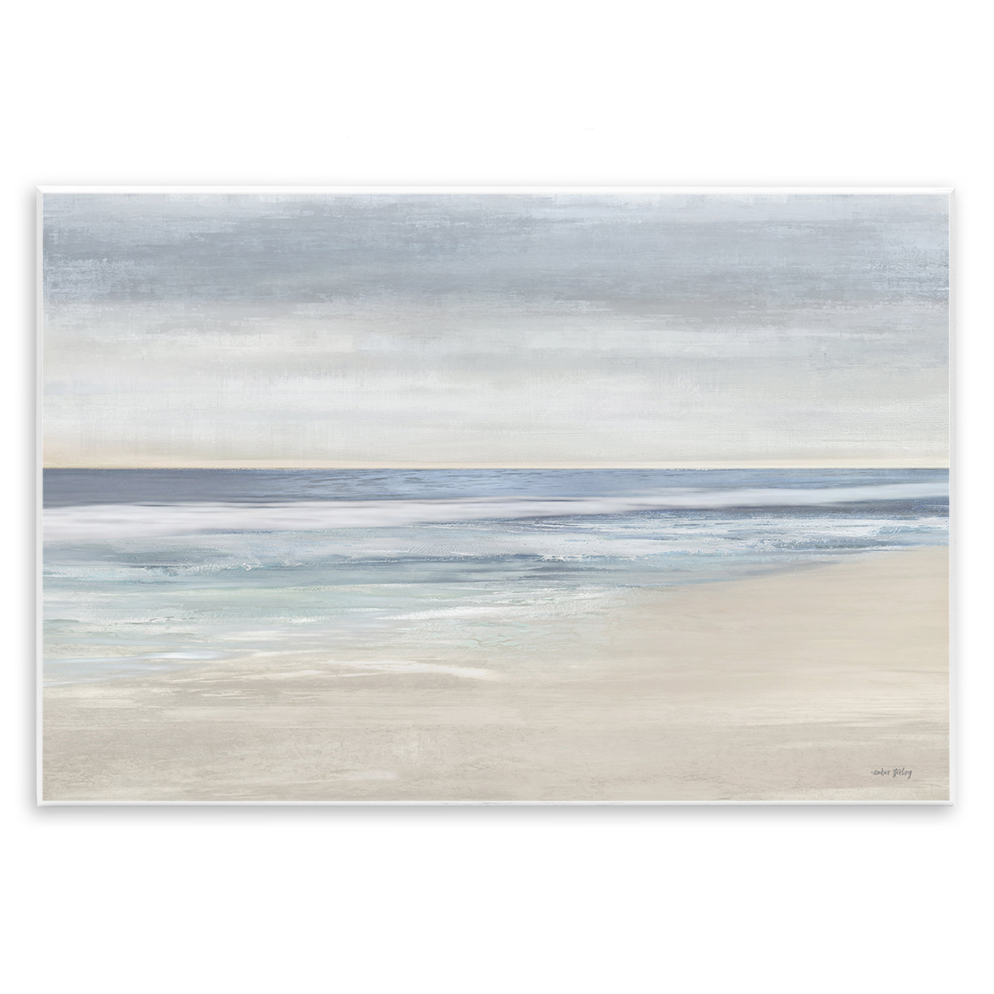 Highland Dunes Subtle Beach Ombre Wall Plaque Art by Amber Sterling ...