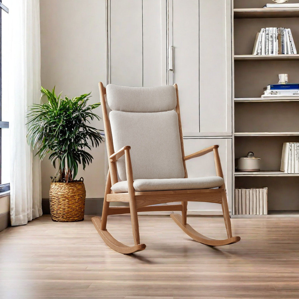 ChairVogue Solid Wood Simple Leisure Home Rocking Chair Rocking Chair ...