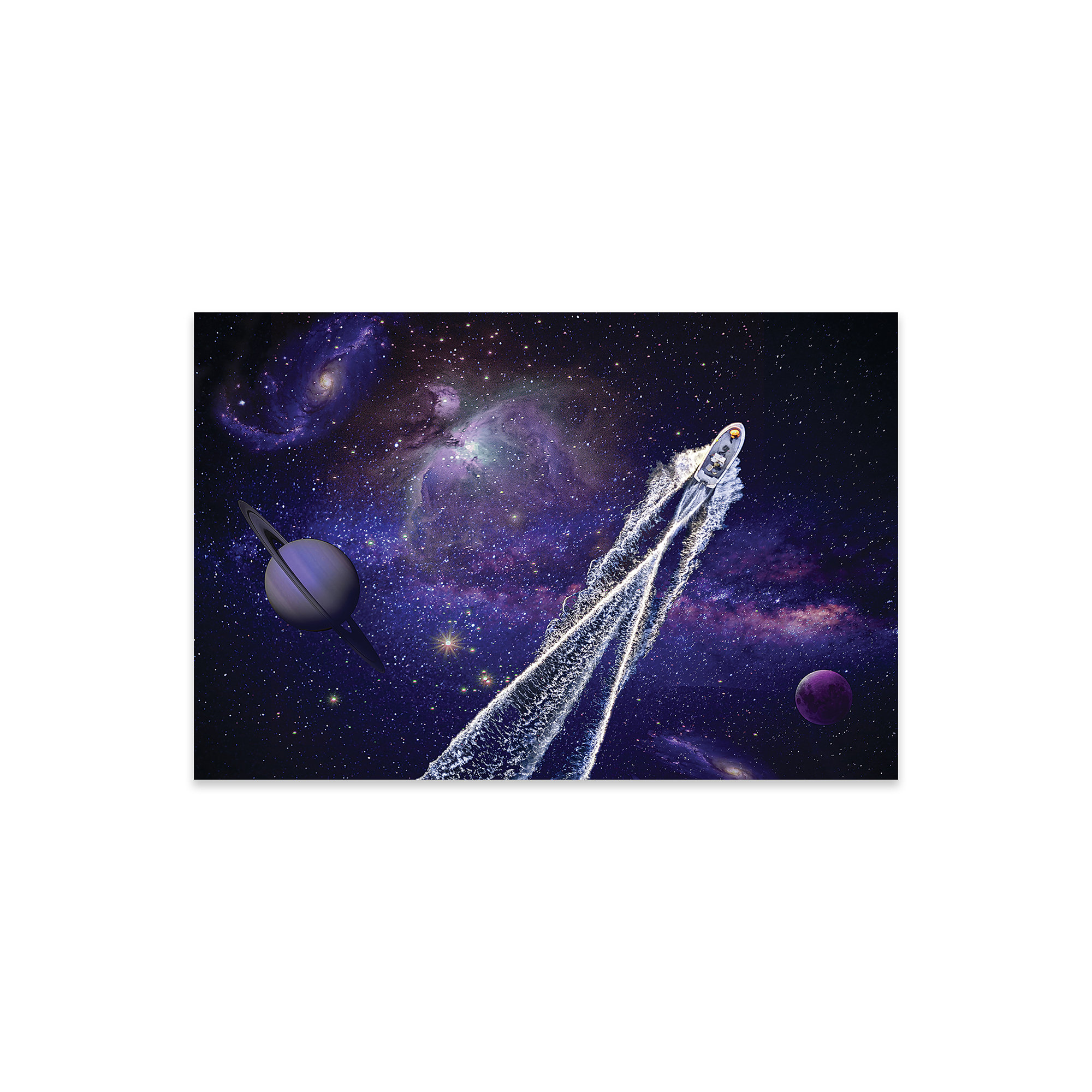 Wrought Studio Cruising The Universe Print On Acrylic Glass | Wayfair