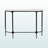 17 Stories Idra Marble Modern Rustic & Metal Framed Console Table | Wayfair