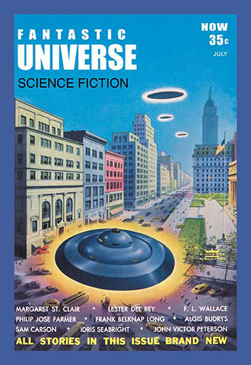 Buyenlarge Fantastic Universe: UFOs in New York Vintage Advertisement ...