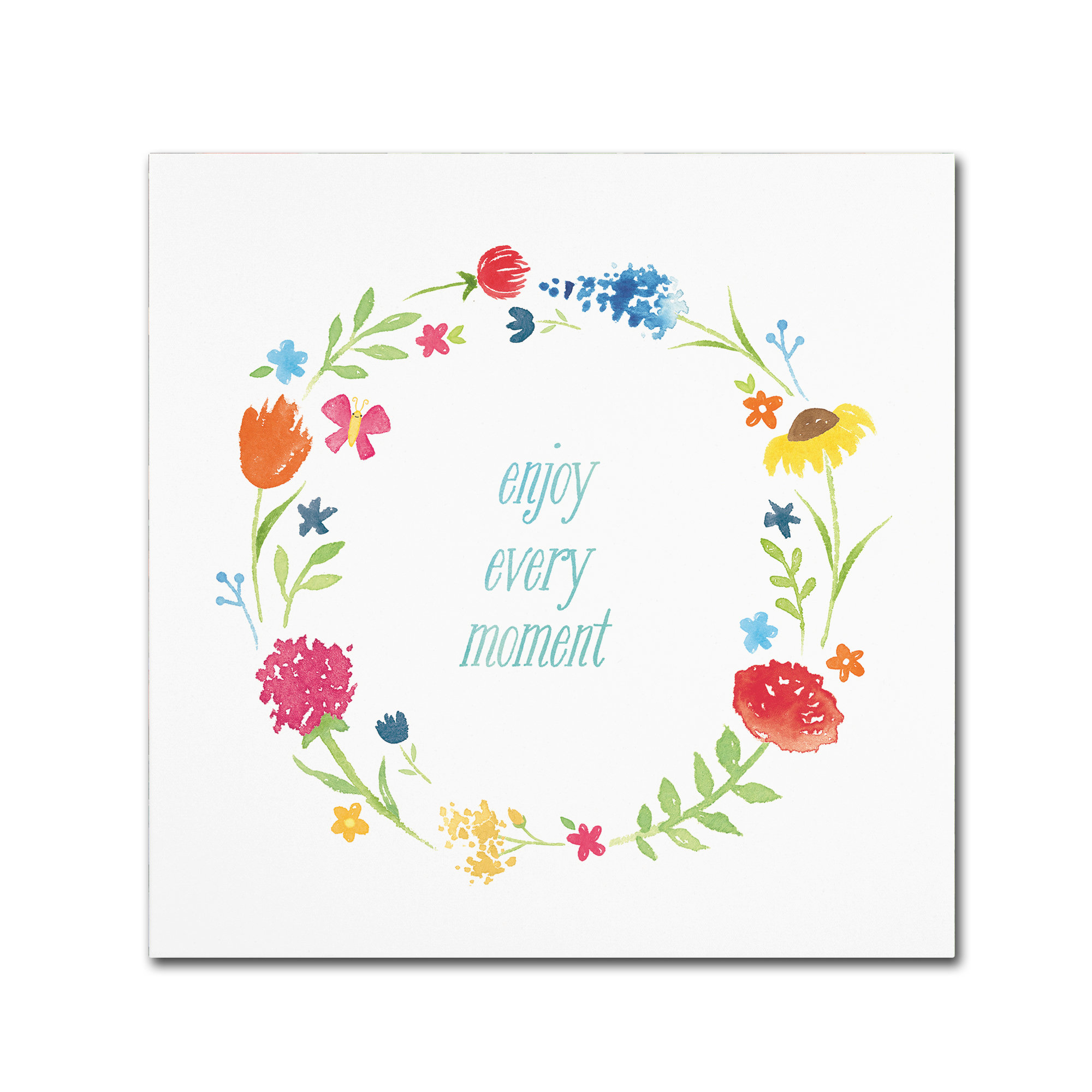 Ebern Designs 'Watercolor Words II' Textual Art on Canvas - Wayfair Canada