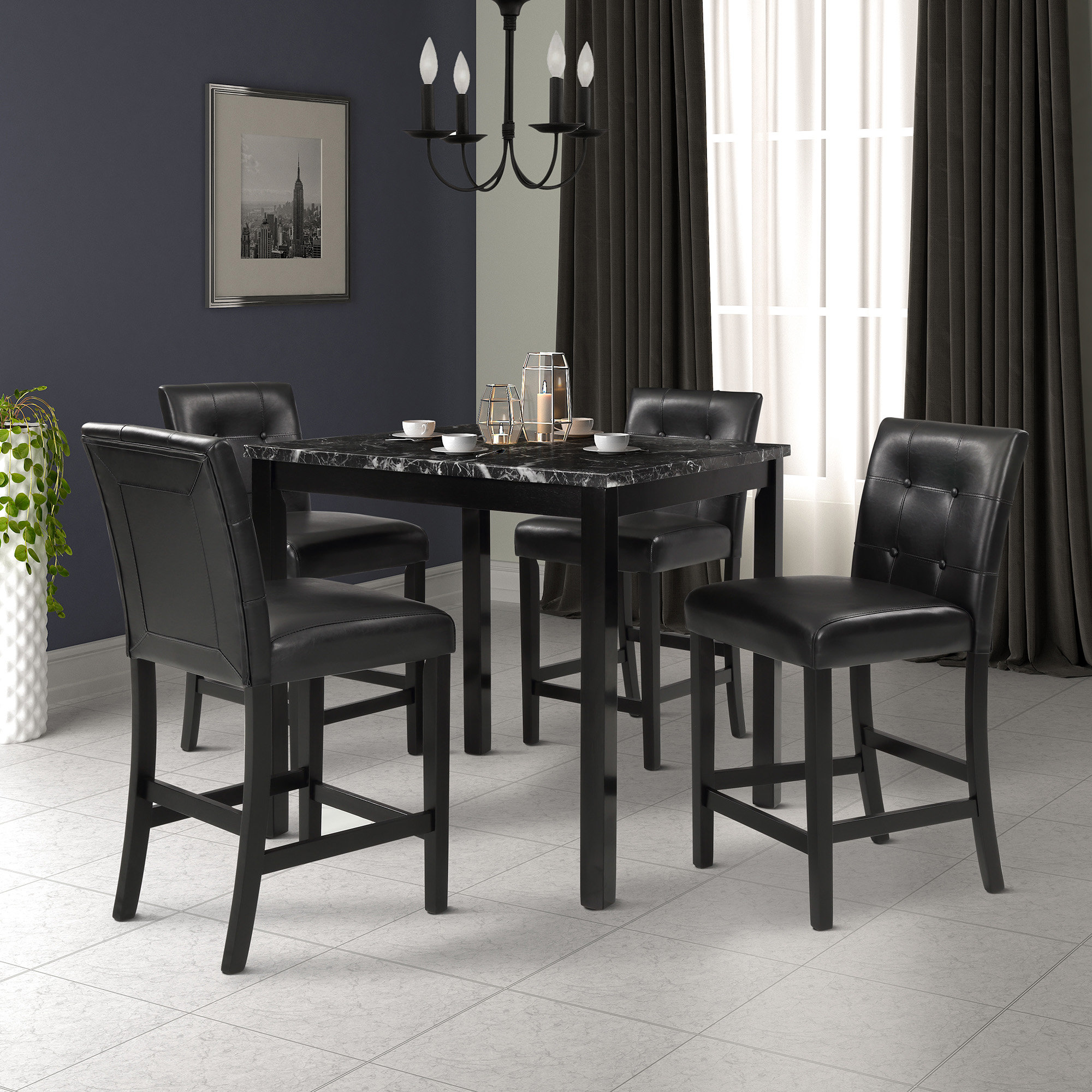 Latitude Run® Cem 5 - Piece Dining Set | Wayfair