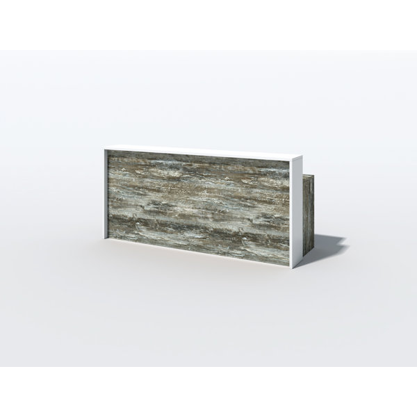 In2 Design 2 Person Rectangle Synthetic Laminate Reception Desk | Wayfair