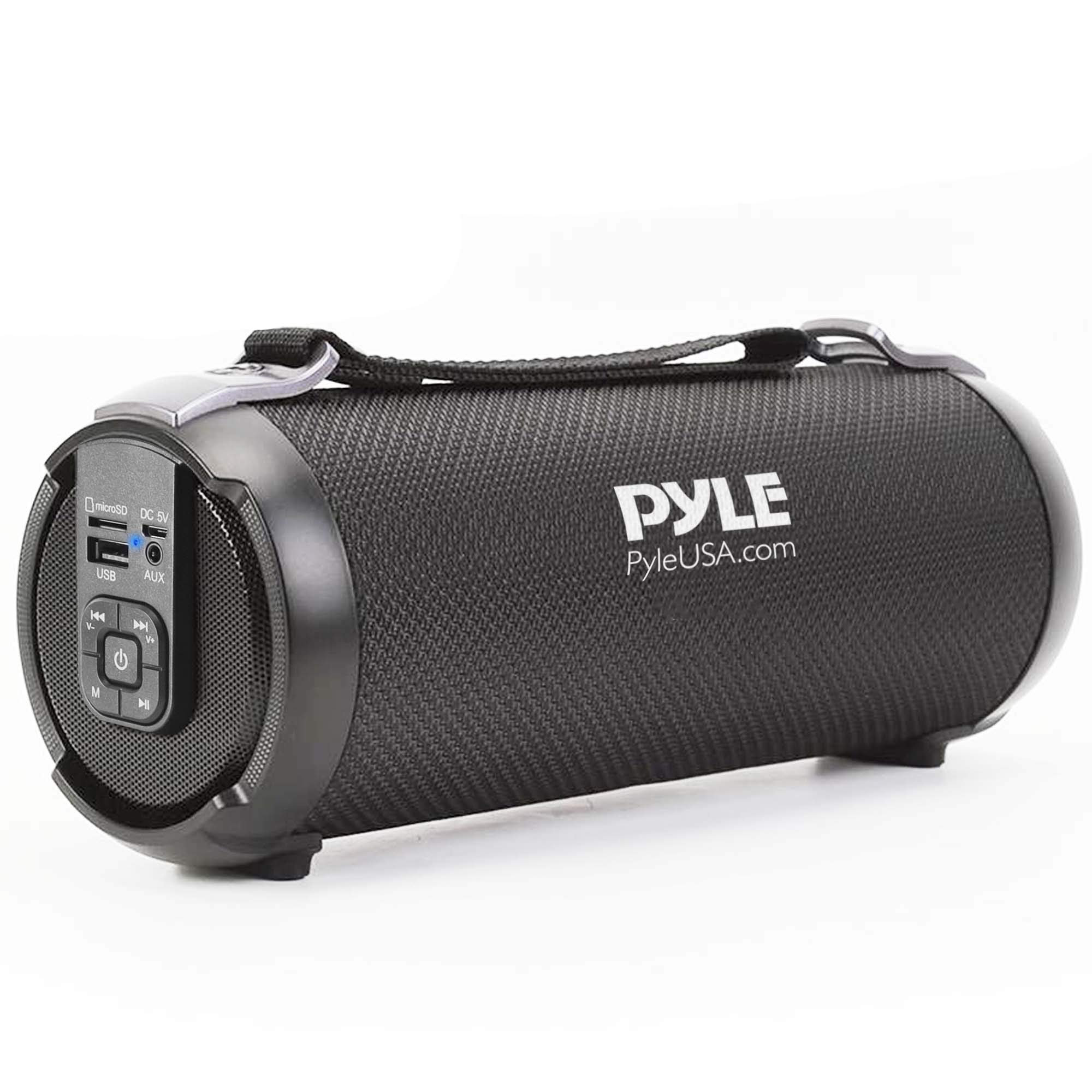 Pyle Wireless Portable Bluetooth Boombox Speaker â€“ Rechargeable Music ...