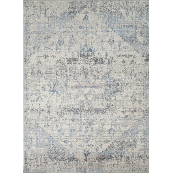 Blue Elephant Oriental Machine Woven Area Rug & Reviews | Wayfair.co.uk