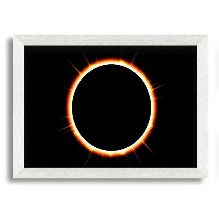 Ivy Bronx Solar Eclipse Of The Sun Framed Print Wall Art | Wayfair.co.uk