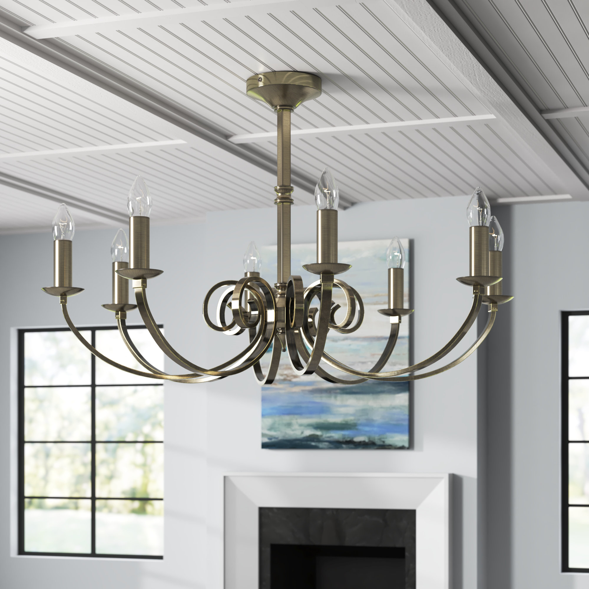 Three Posts Ameche 8-Light Candle Style Chandelier & Reviews | Wayfair.ie