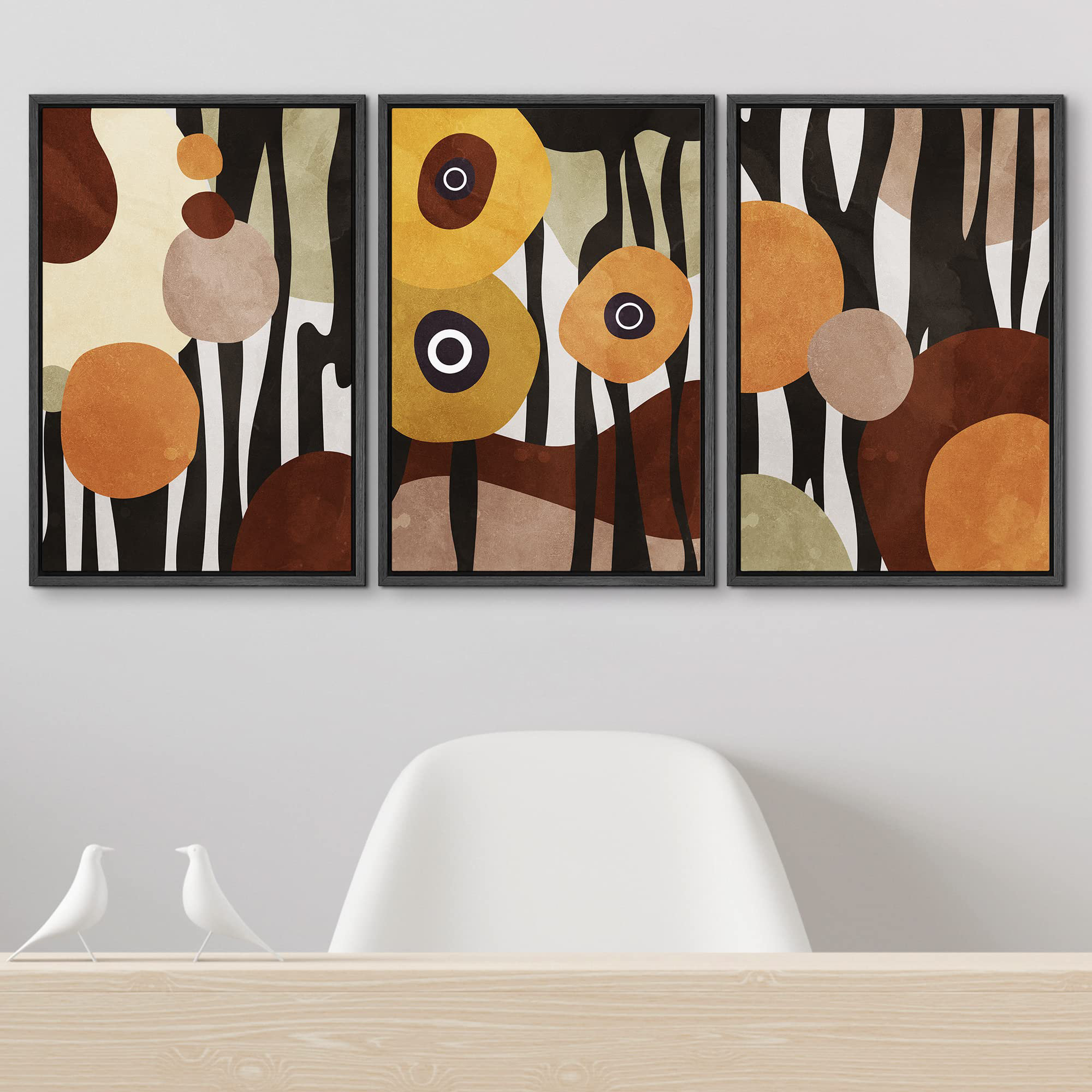 wall26 " Geometric Art Deco Expressionist Polygons Abstract ...
