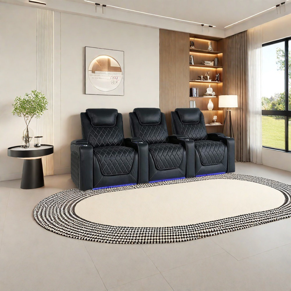 ANCOREY Home theater electric function sofa | Wayfair