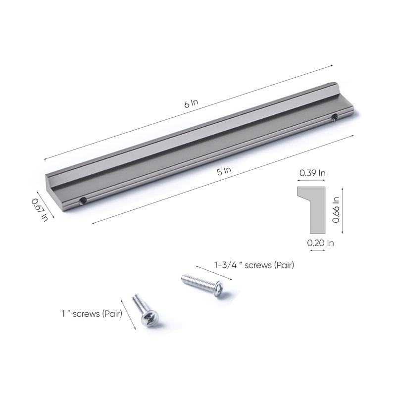 TUHOME 5" Center Finger Pull Multipack | Wayfair
