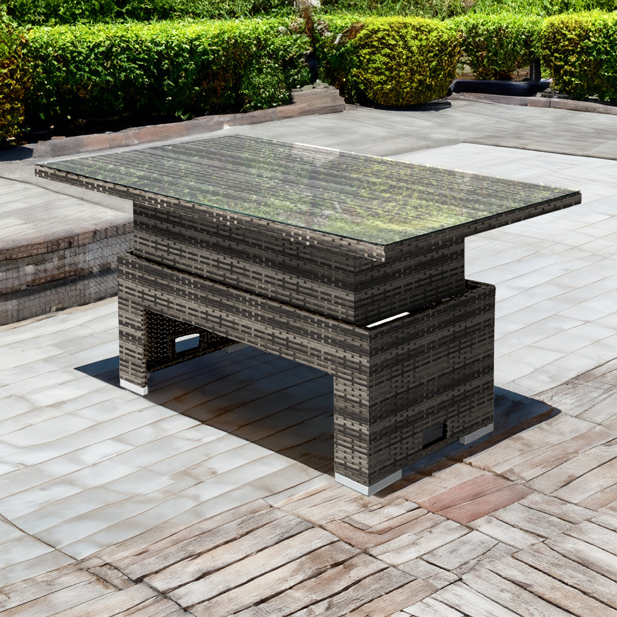 Latitude Run Rectangular 6 - Person 150cm L Outdoor Table | Wayfair.co.uk
