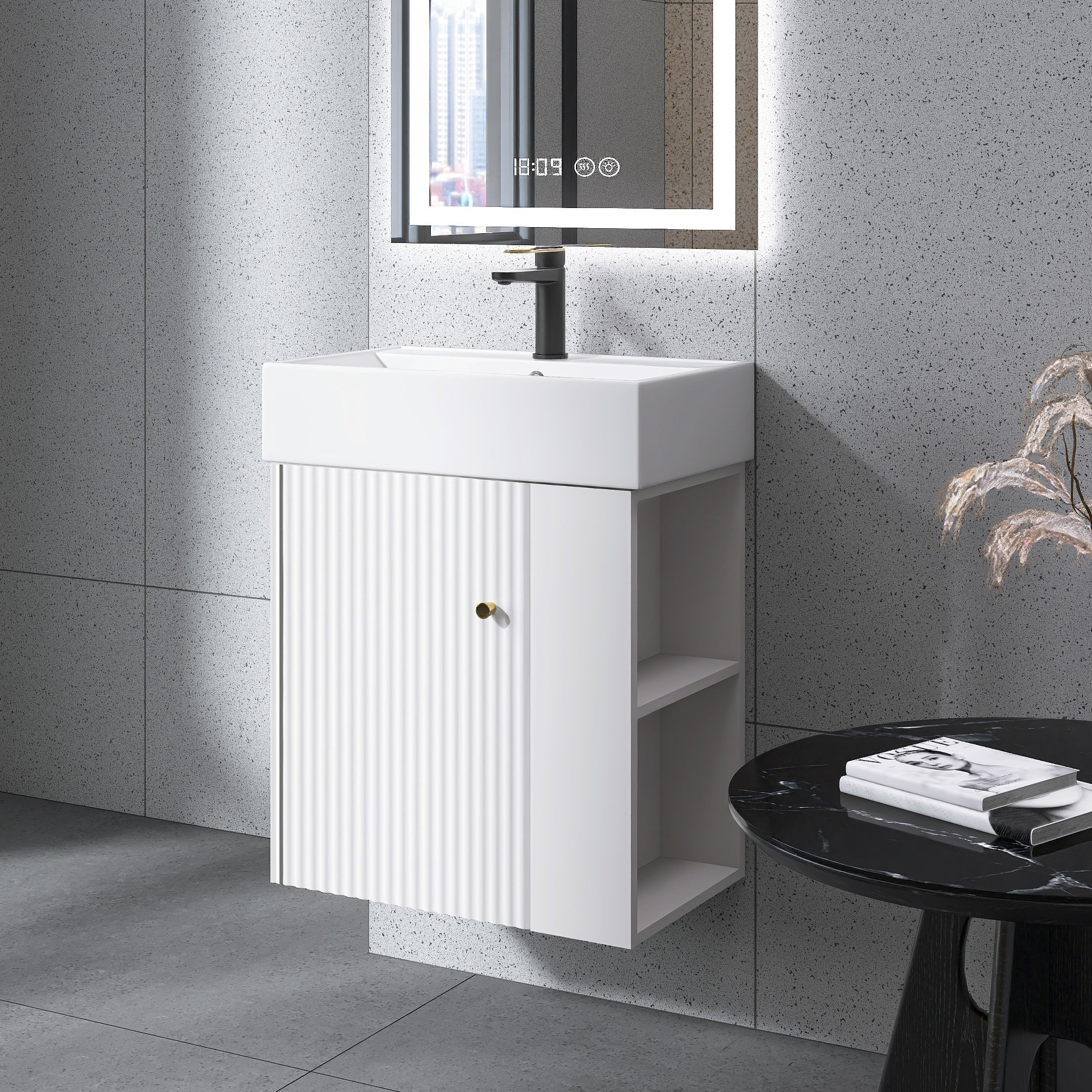 Ebern Designs Pualani 36" Single Bathroom Vanity Set | Wayfair