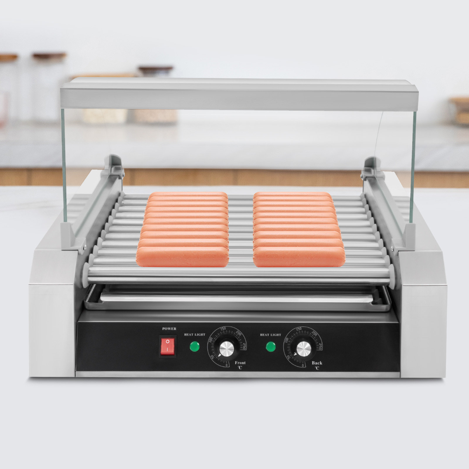 how to cook hot dogs on power smokeless grill