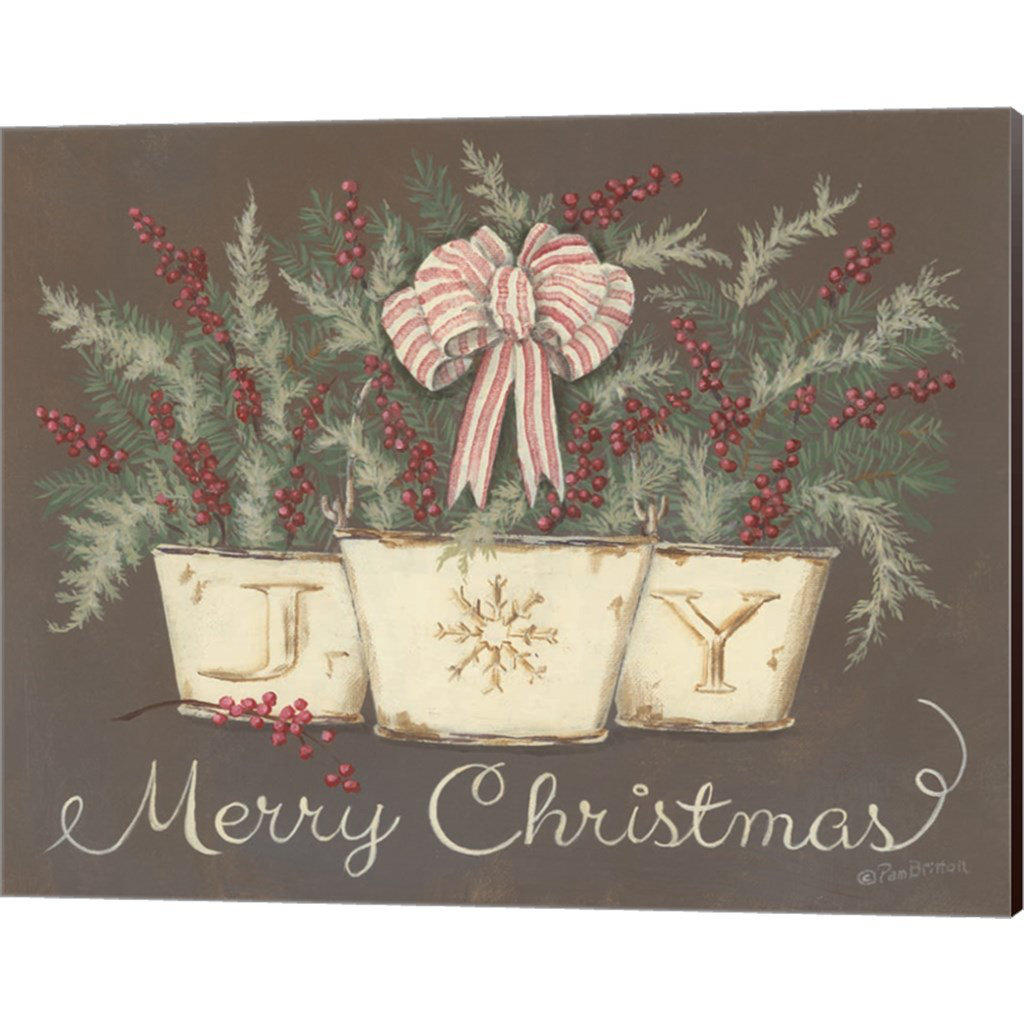 The Holiday Aisle® Farmhouse Joy By Pam Britton, Canvas Wall Art | Wayfair