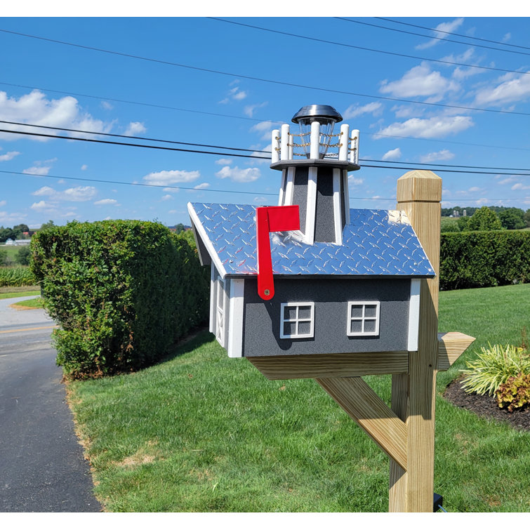 Amish Mailbox, Handmade, With Solar Lighthouse & Reviews - Wayfair Canada