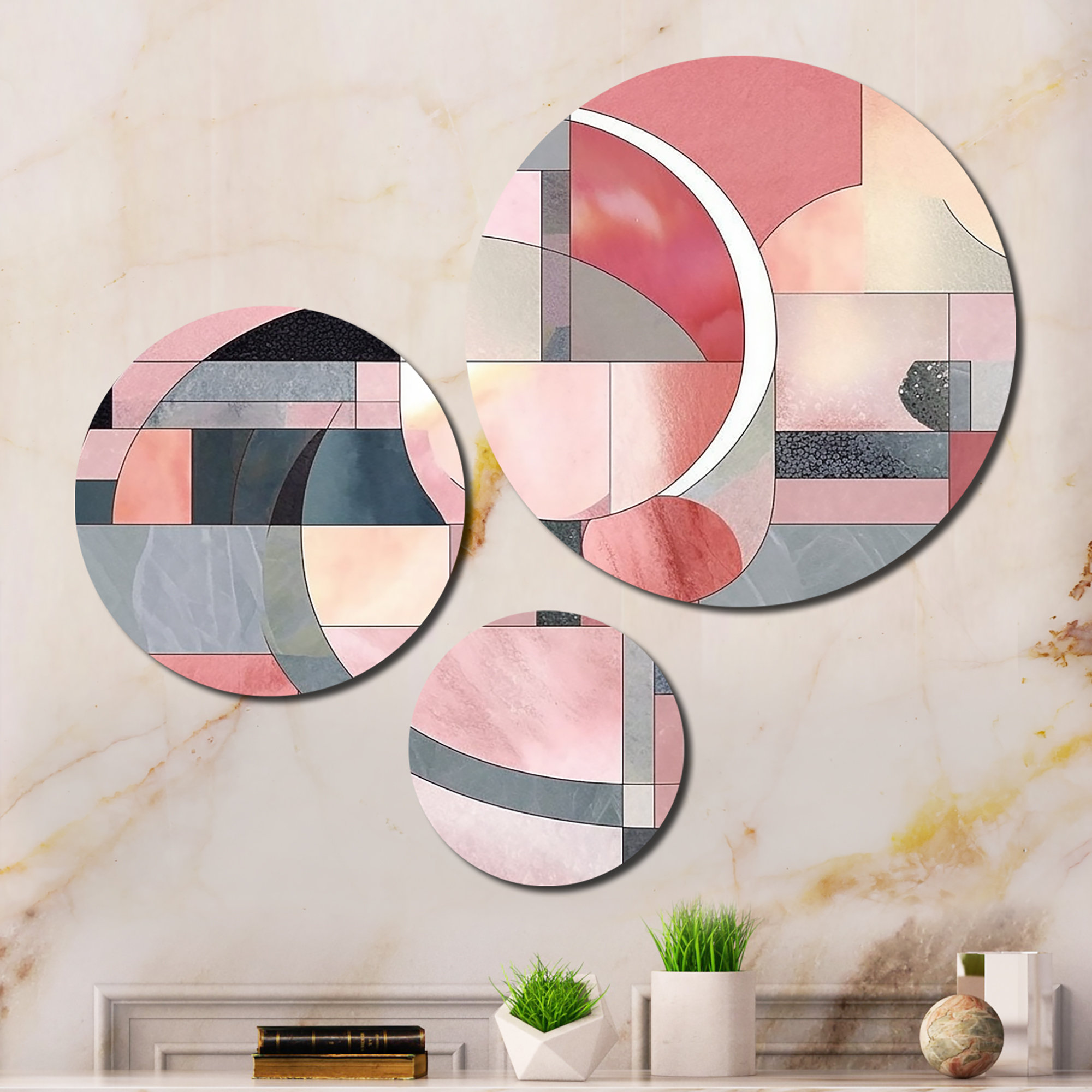 Ivy Bronx 3 Wall Decor Set Metal | Wayfair