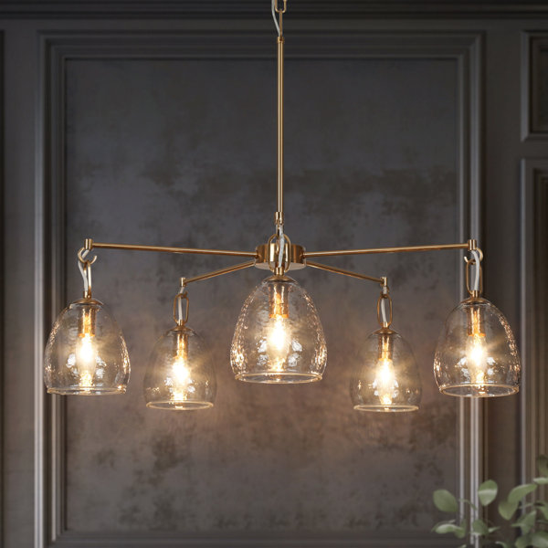 Mercer41 Cillin 5 - Light Dimmable Wagon Wheel Chandelier & Reviews ...