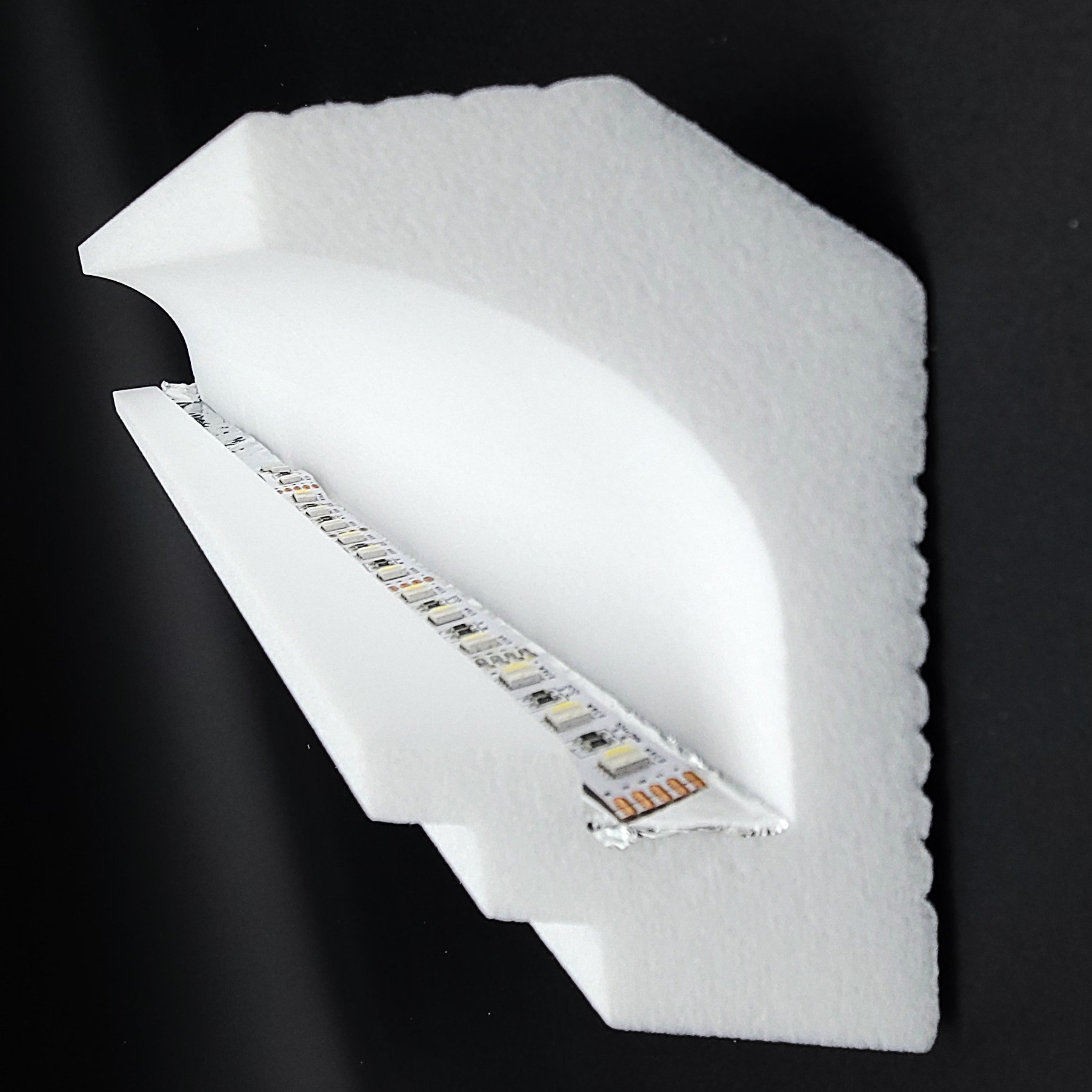 Styro Pro Crown Mouldings 78.75'' H x 4.25'' W x 2'' D Plastic Crown ...