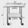 Brayden Studio® Charlae Metal Kitchen Cart | Wayfair