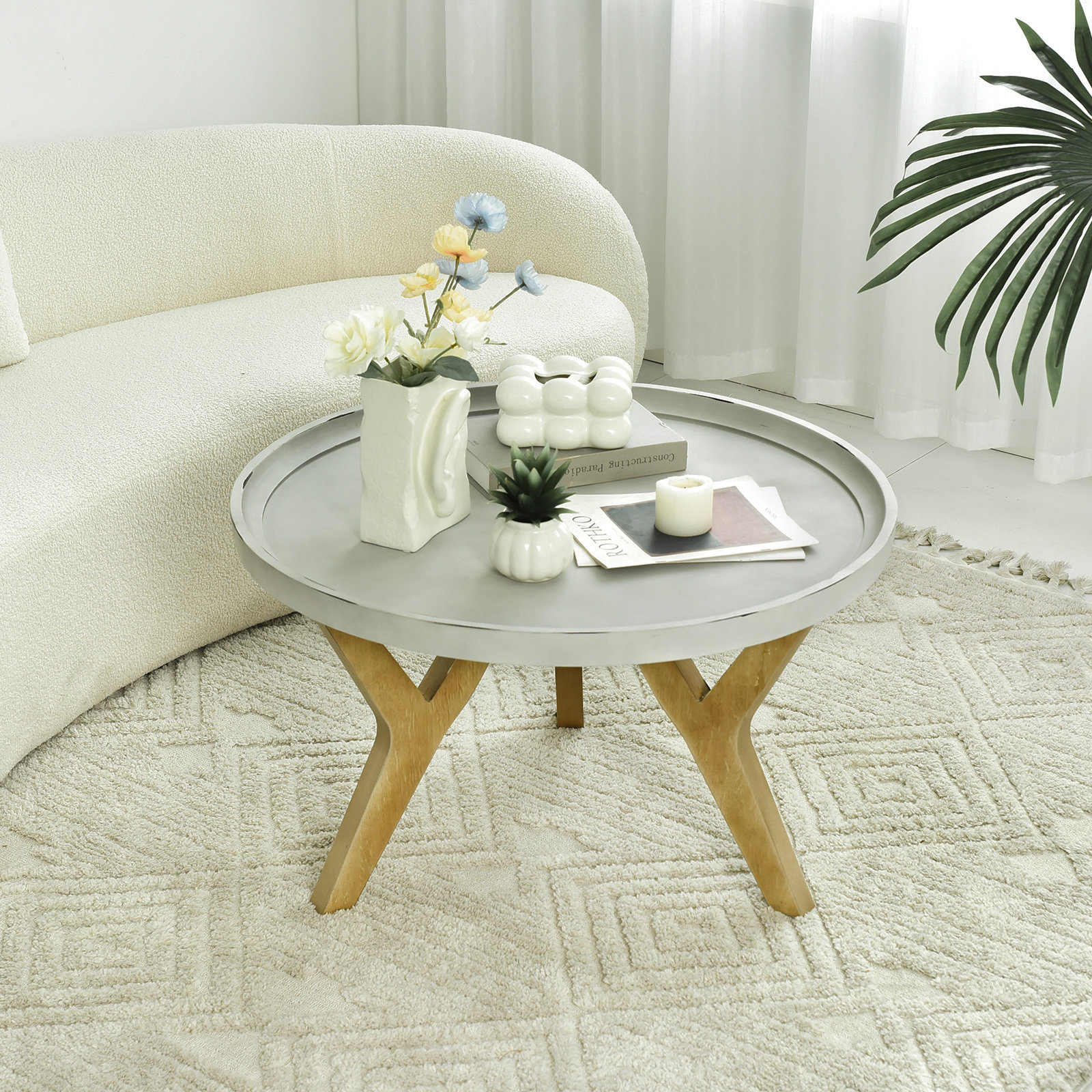 Mercer41 Tray Top 3-legs Coffee Table | Wayfair