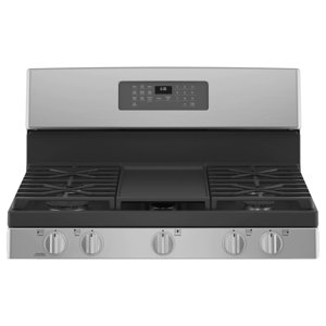 GE Appliances 30" 5 cu. ft. Freestanding Gas Range with Griddle ...