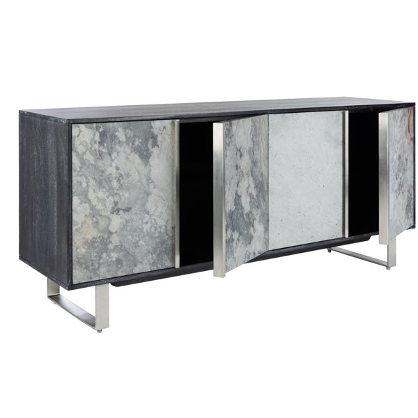 Wrought Studio™ Ulysse Slate Buffet Buffet Table & Reviews | Wayfair
