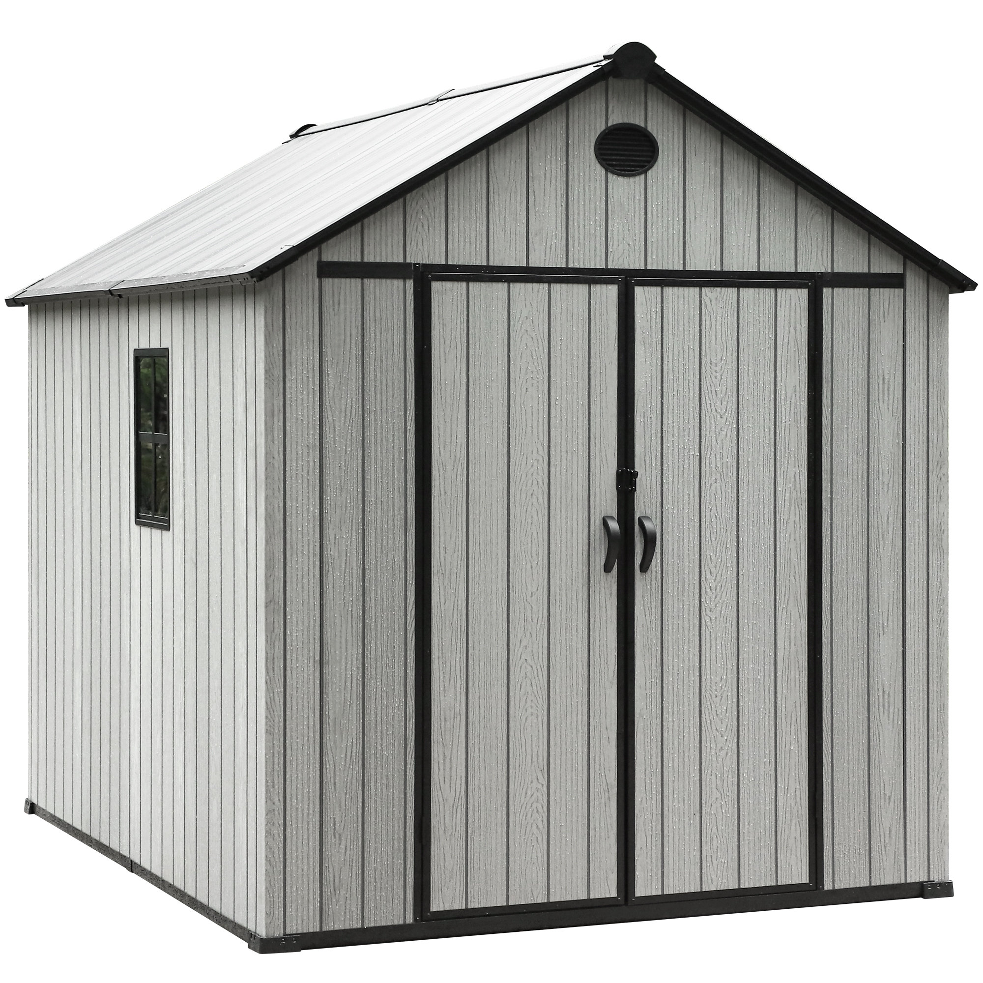 LOUVIXA Outdoor Storage Shed, Large Backyard Sheds With Door | Wayfair